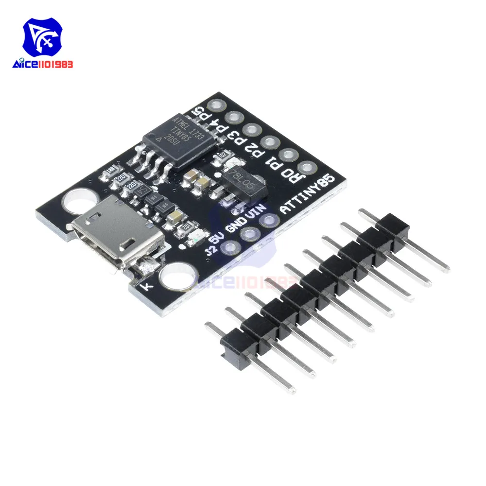 Diymore ATtiny ATtiny85 módulo de expansión Micro USB para Arduino IIC ...