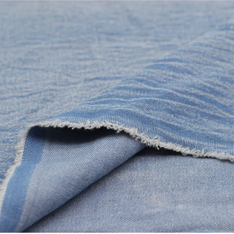 Distressed Denim Fabric