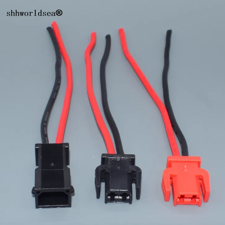 shhworldsea Auto 2 Pin Female Male ABS Sensor Connector Door Light Lamp ...