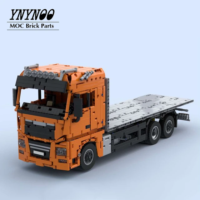 Lego Flatbed Truck With Trailer