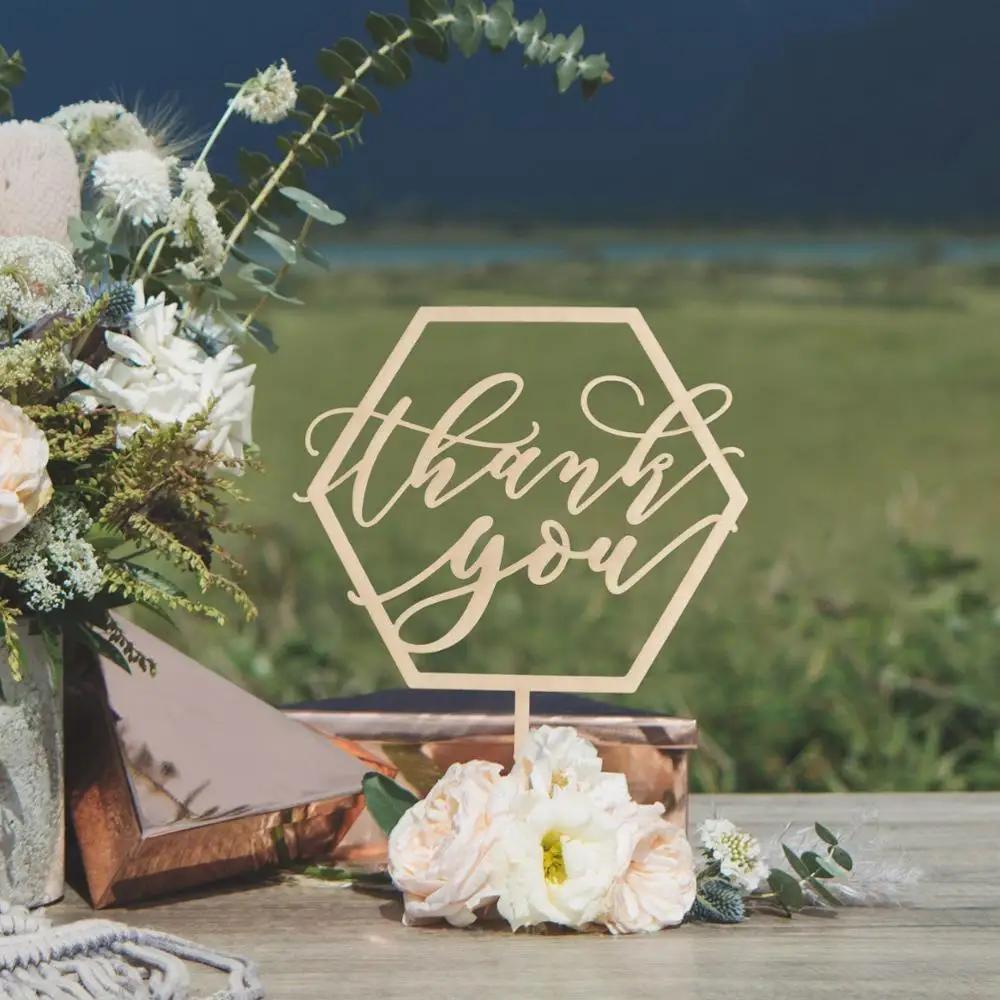Wedding Thank You Sign, Thank You Sign Wedding, Thank You Wedding Sign ...