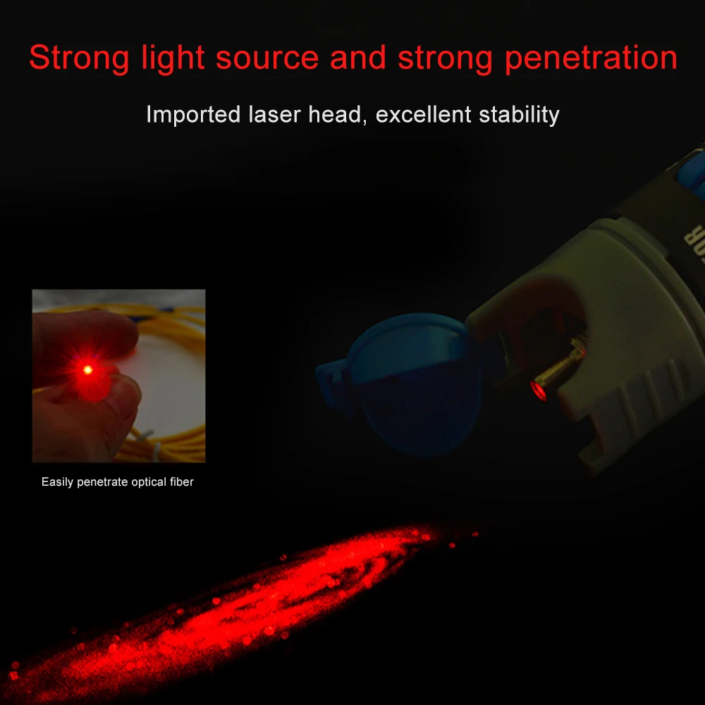 20MW 20KM - Stylo De Test De Fiber Optique Ftth, Laser Rouge Portable ...