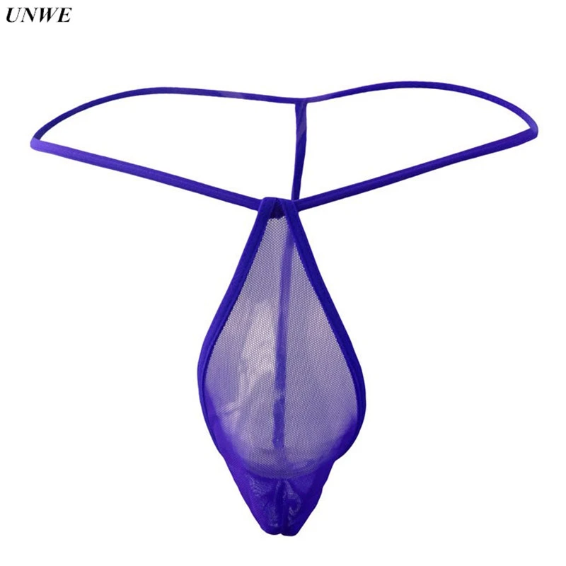 Super Sexy Transparent Underwear Men Penis Pouch Thong Briefs Thin Mesh ...