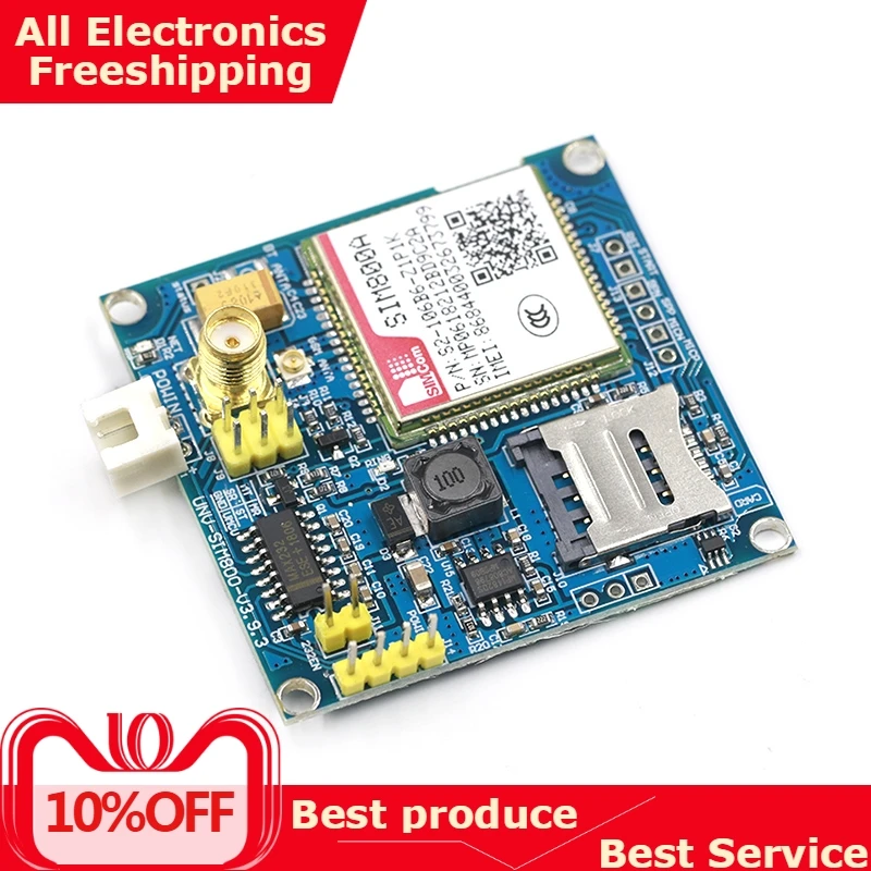 SIM800A Kit Wireless Extension Module GSM GPRS STM32 Board Antenna ...