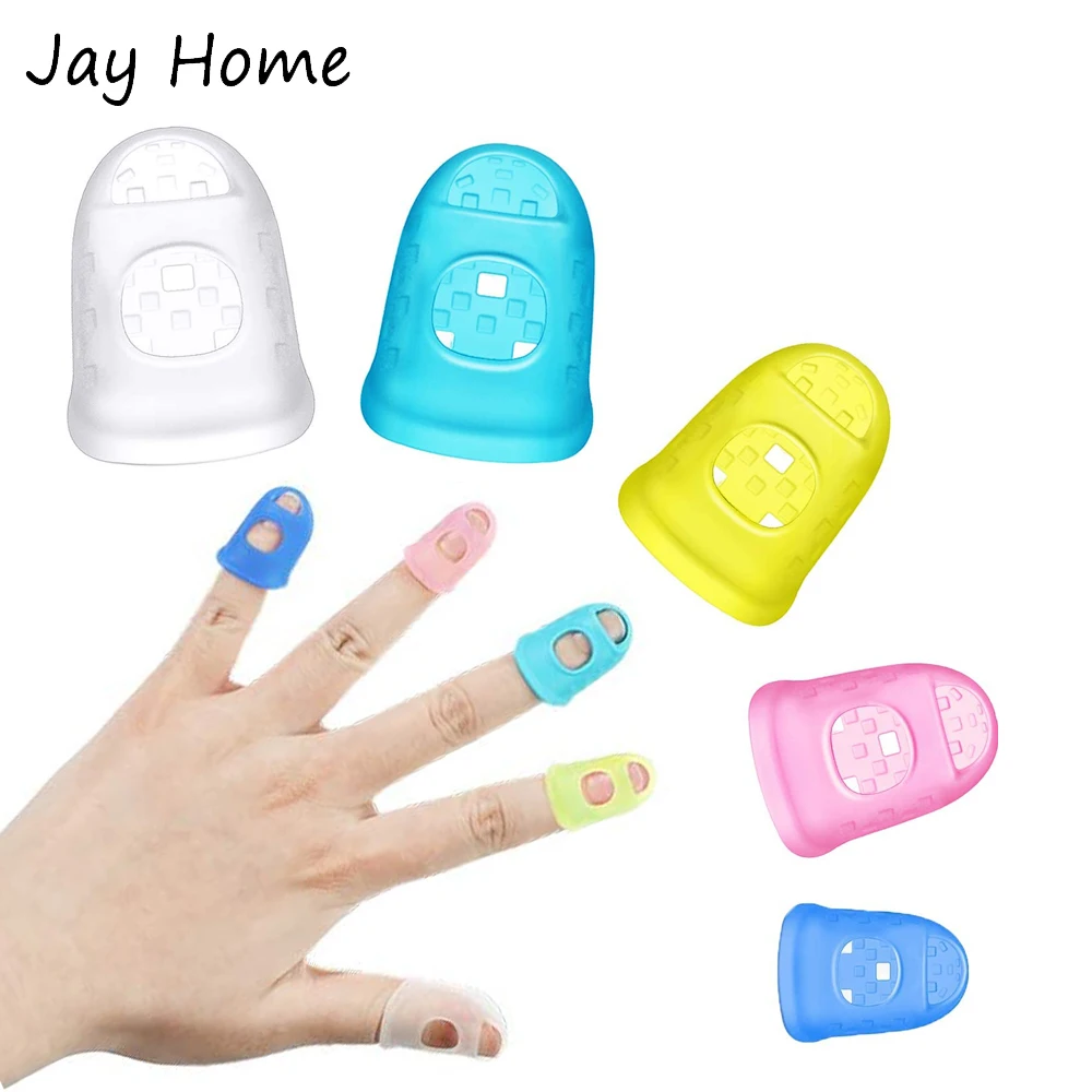 Multifunctional Silicone Thimble Hollowed Out Breathable Protective ...