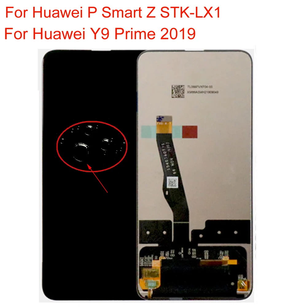Original Ltpro For 6.59" Huawei Y9 Prime 2019 / P Smart Z Lcd Display ...