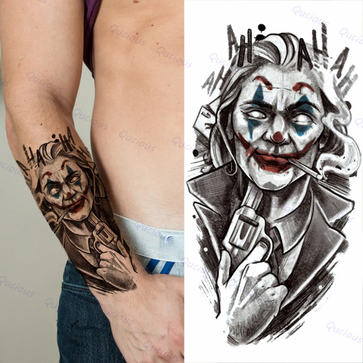 Evil Joker Tattoo