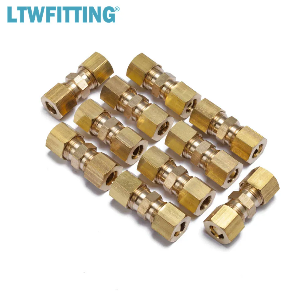 LTWFITTING 5/16" OD Compression Union ,BRASS COMPRESSION FITTING|brass ...