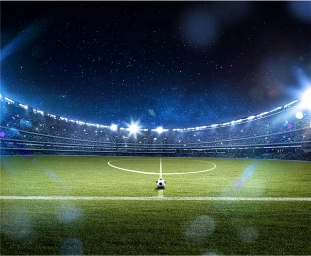 Football Field At Night Wallpaper