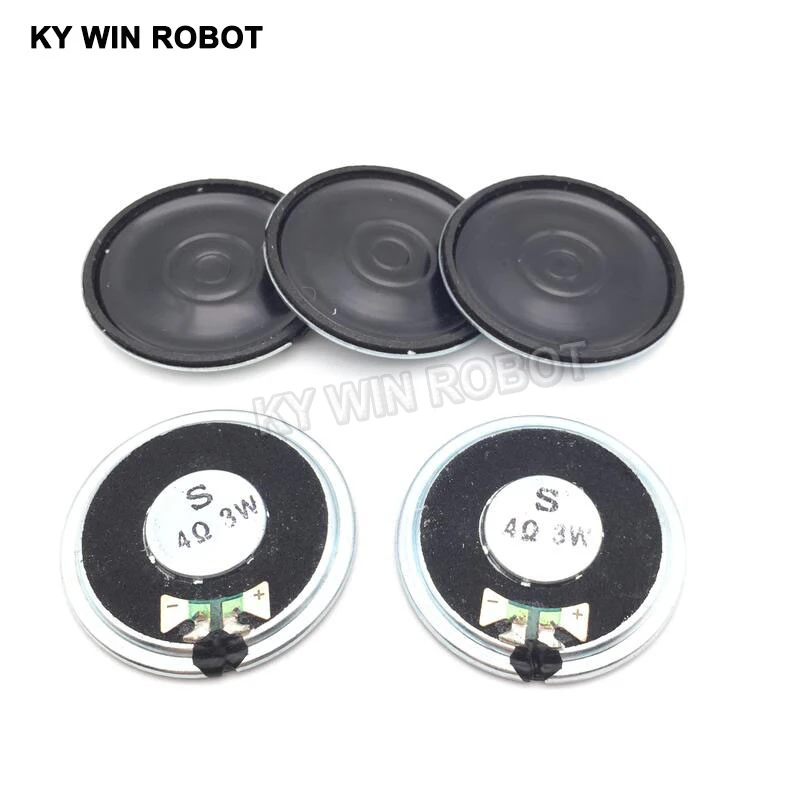 5pcs/lot New Ultra-thin Speaker 4 Ohms 3 Watt 3w 4r Speaker Diameter 40mm 4cm Thickness 5mm ...