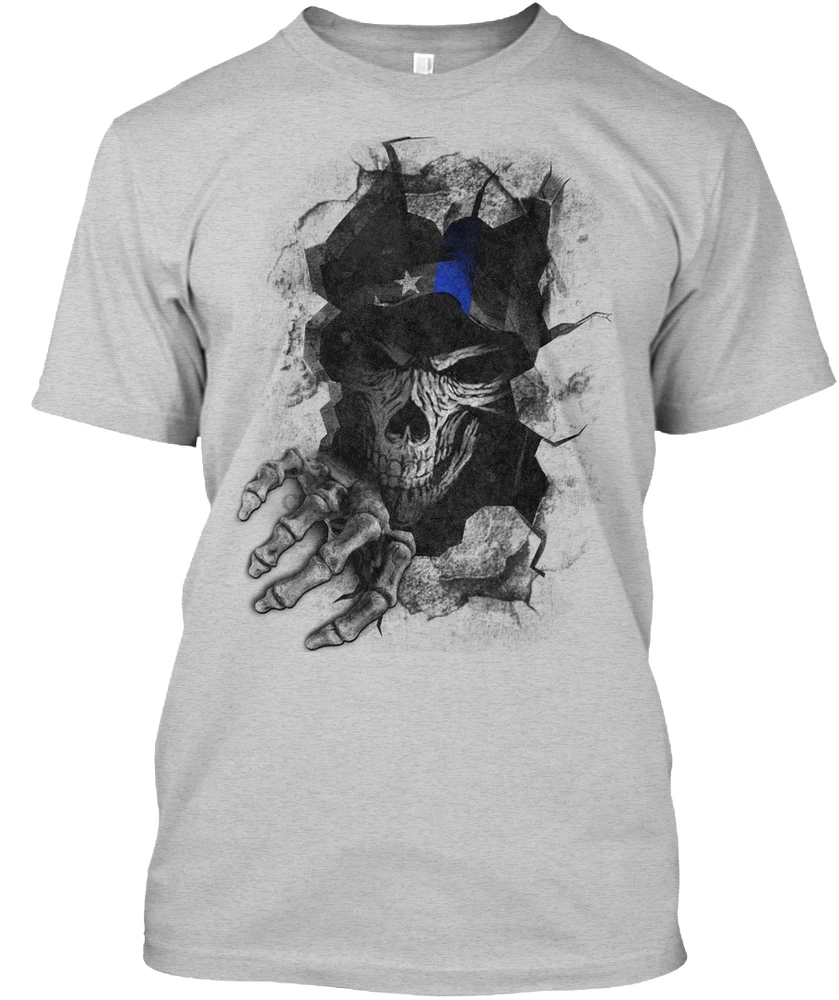 Men T shirt Thin Blue Line Reaper Breakthrough Women tshirt|T-Shirts ...