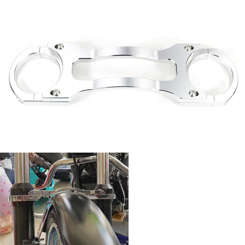 Motorcycle Front Fork Brace Fork Stabilizer Aftermarket Fit For Harley ...