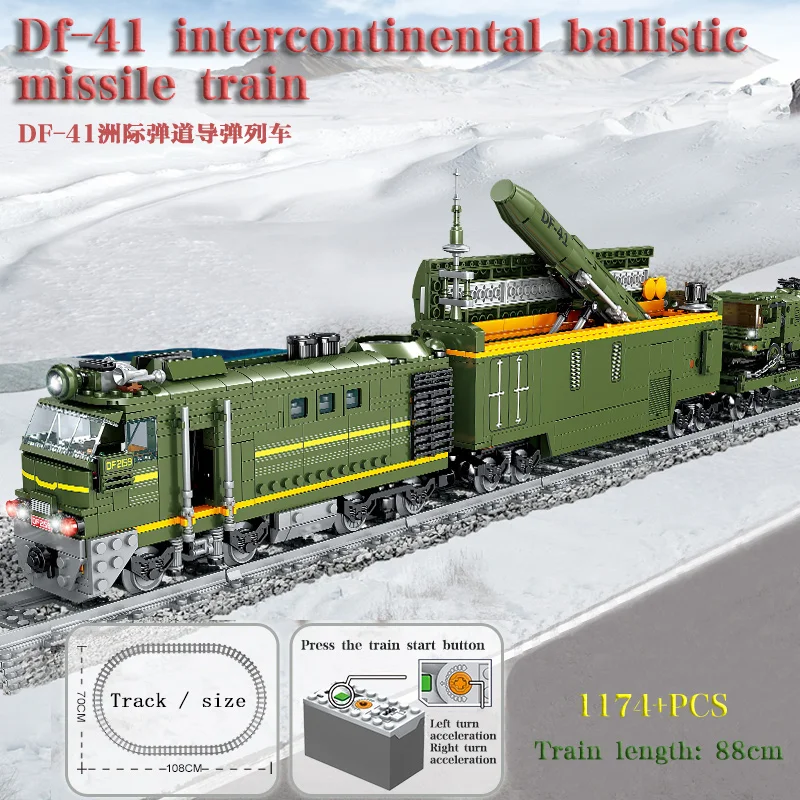 KAZI 98252 Electric Train Series Building Blocks Railway Track Laying ...