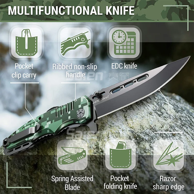 Spring Loaded Army Knives