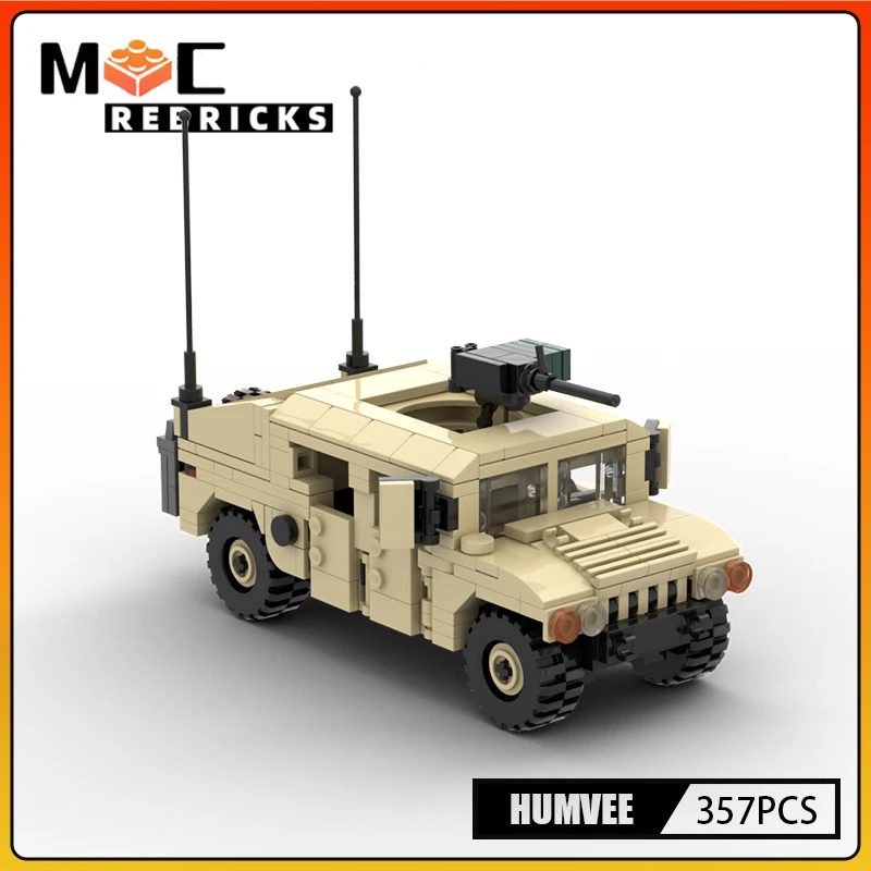 Military-Series-Humvee-Armoured-Vehicle-MOC-Building-Block-Loadable ...