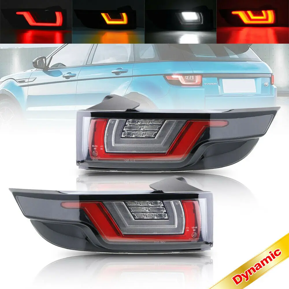 Dynamic LED Taillight For Rang Rover Evoque 2012 2018 4IN1 Turn Signal ...