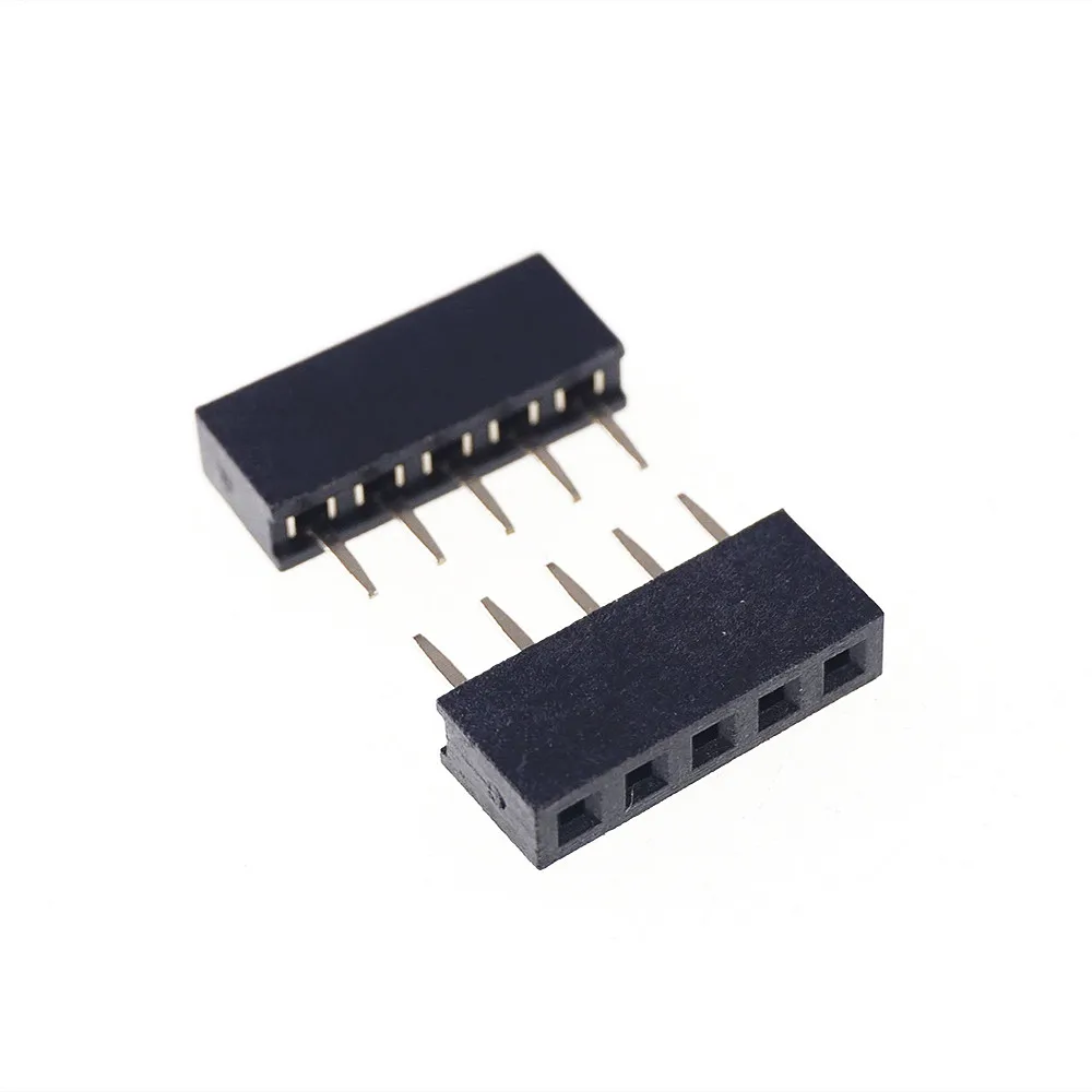 100pcs 1x5 P 5 Pin 2.0 Mm Pcb Female Header Pin Headers Single Row ...