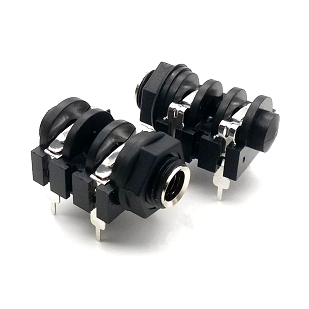 Conector hembra para micrófono de Audio estéreo, conector Jack 6P/6PIN ...
