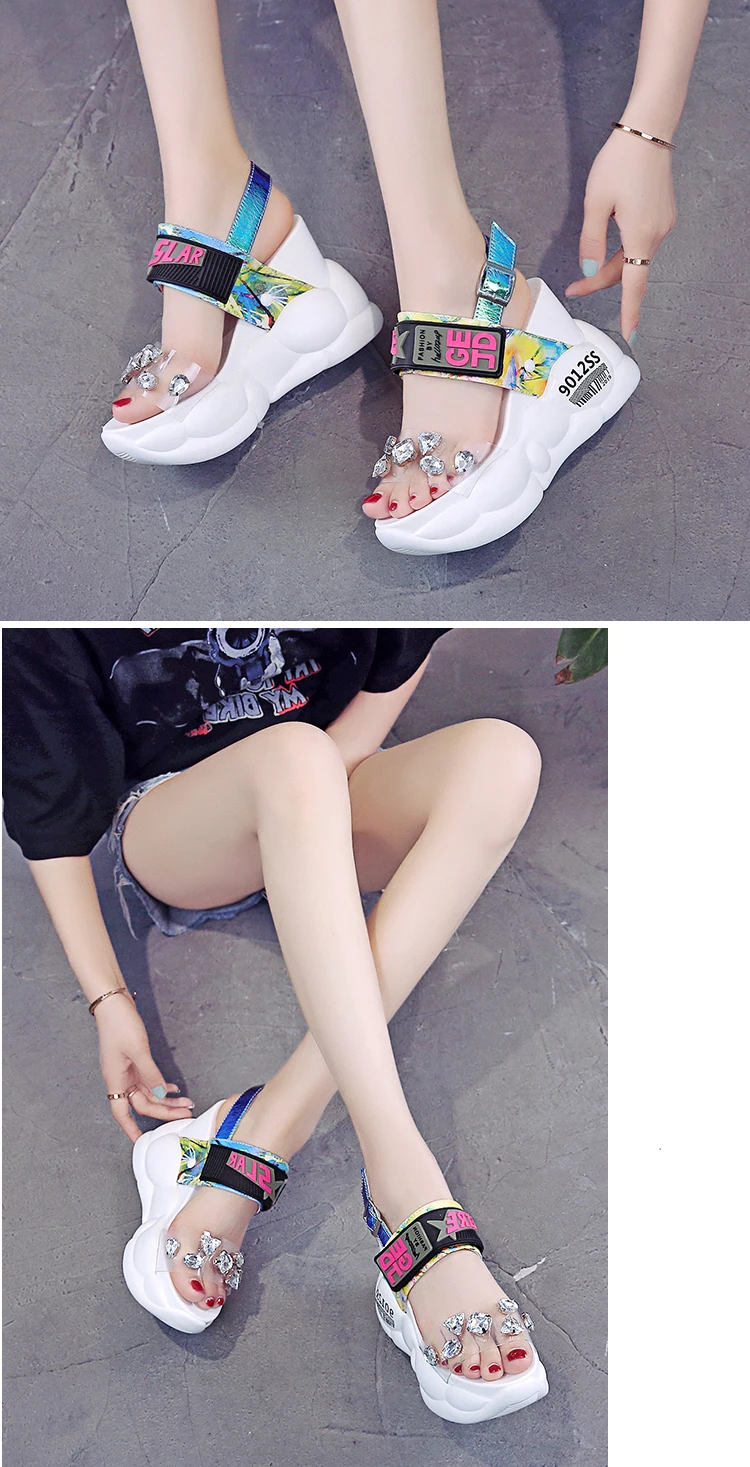 Full Color Platform Sandals – UrbanWearOutsiders