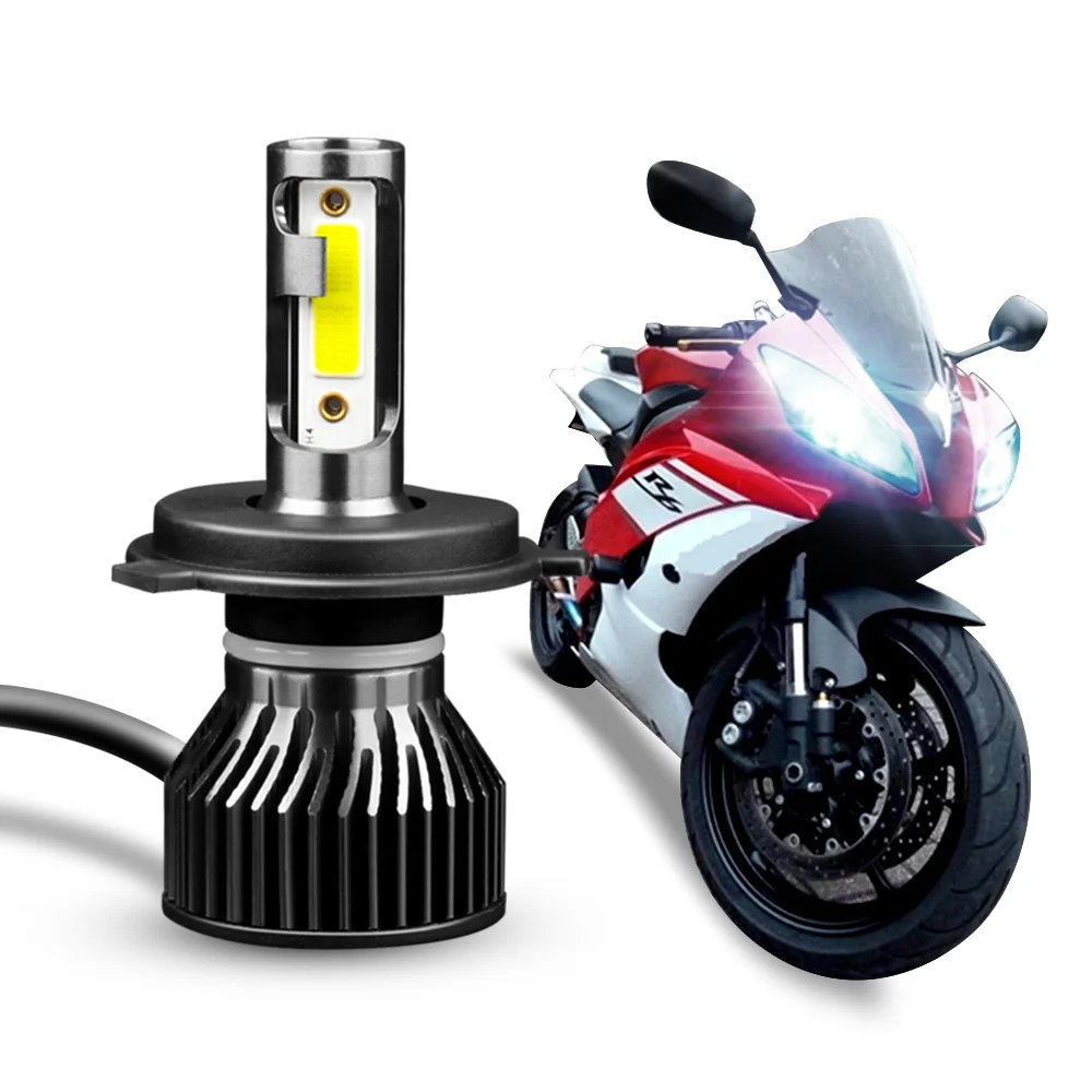 1pc motocicleta led farol 35w 6000k branco lâmpada luzes de nevoeiro ...