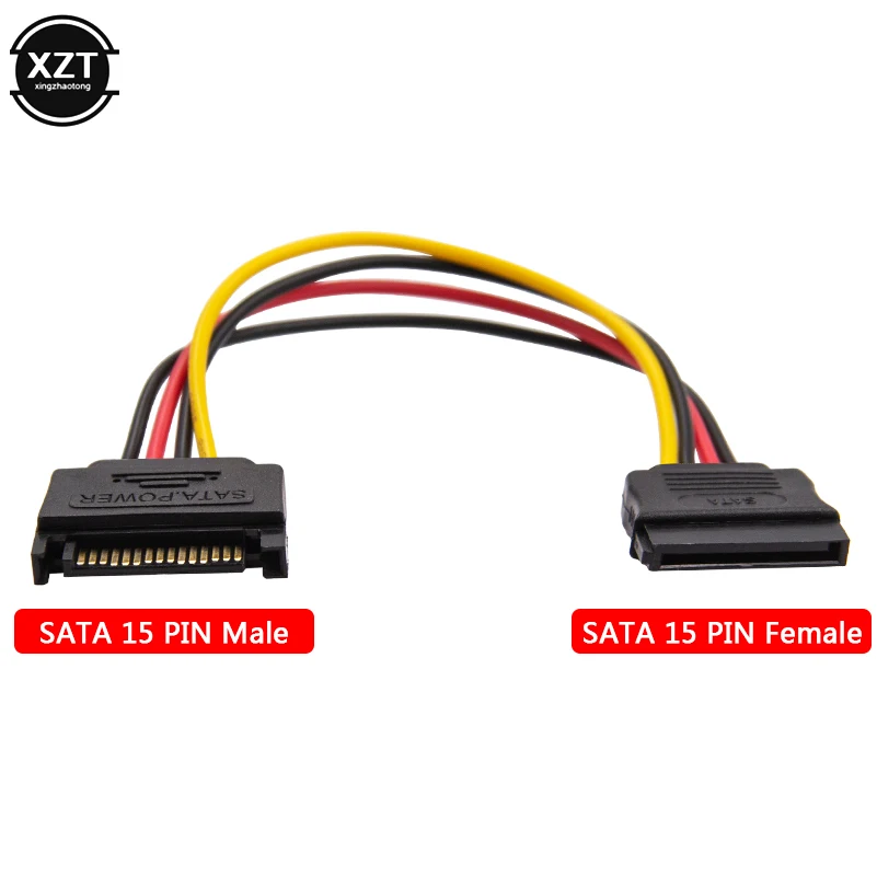 SATA-15pin-Male-to-Female-SATA-Hard-Disk-Power-Extension-Extender-Cabo ...