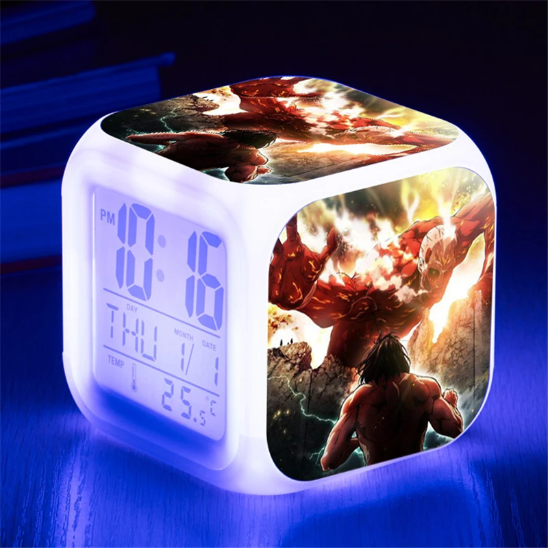Generic Anime Attack On Titan Alarm Clocks Shingeki No Kyojin Levi ...
