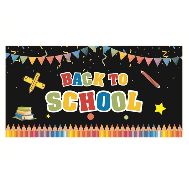Party Décor Banners & Signs Back to School Welcome Banner First Day of ...