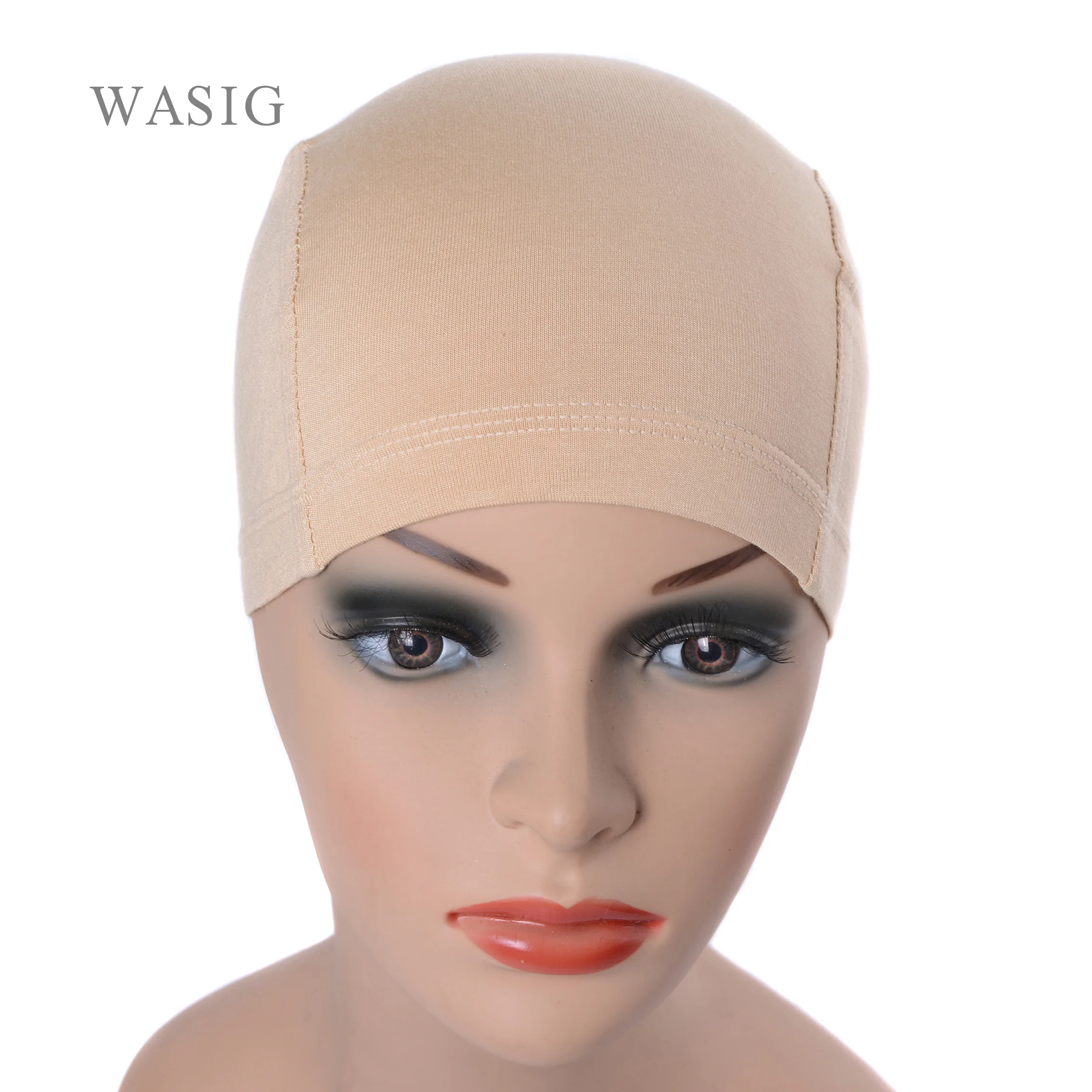 Bamboo Fiber Wig Cap for Women Comfortable and Elastic Wig Cap Wearing ...