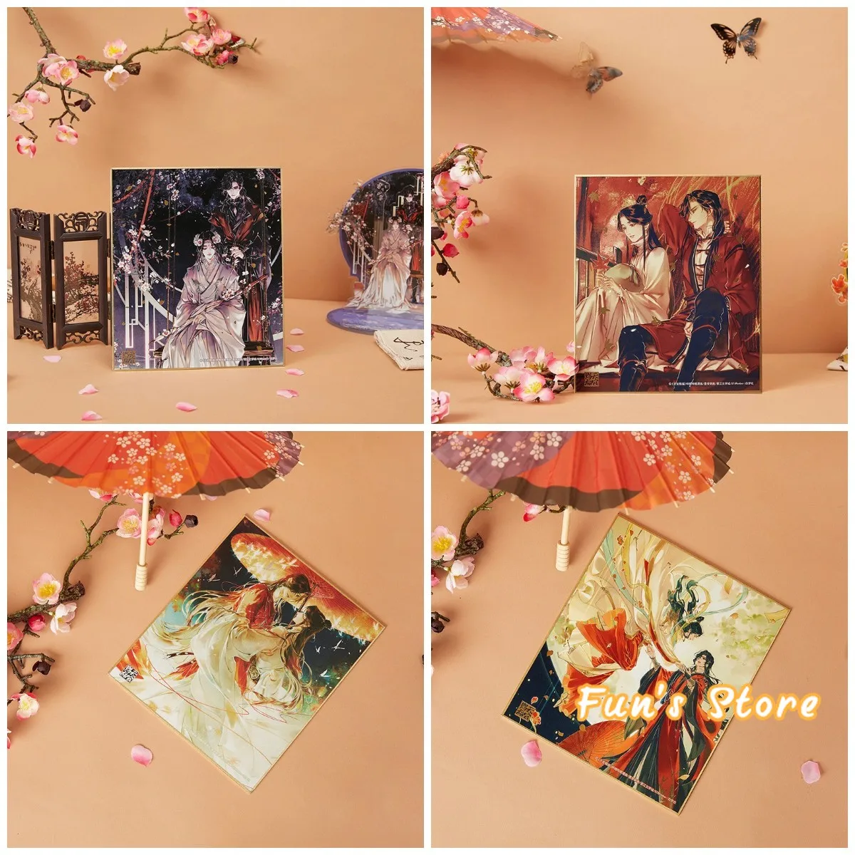 Manhua Heaven Officials Blessing Merch Painting Picture Color Paper ...