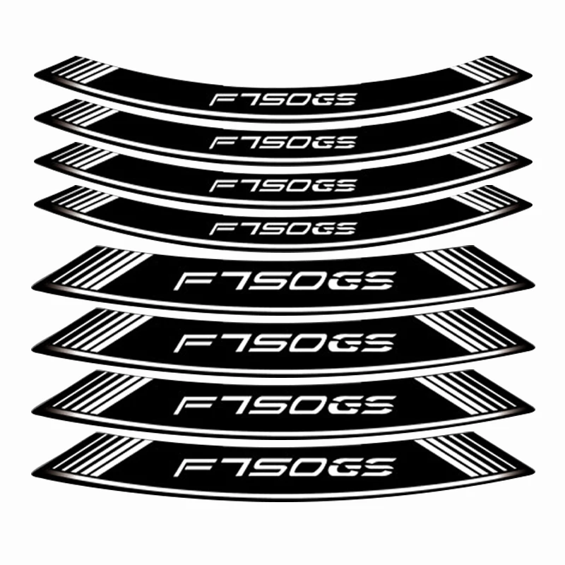 motorcycle sticker stripe model logo wheel stickers tires waterproof ...