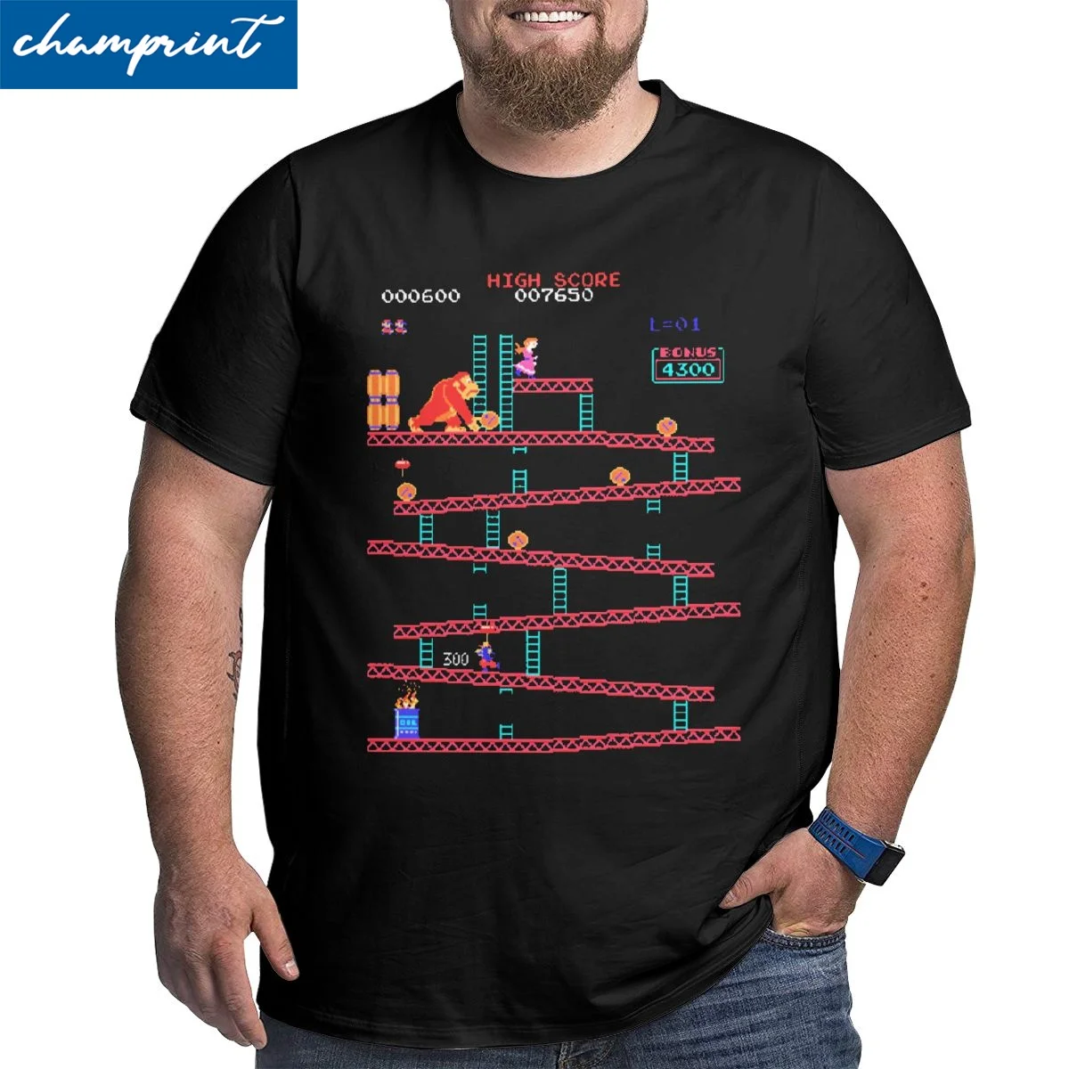 Donkey Kong Arcade Tshirt | Donkey Kong Shirt Vintage | Donkey Kong ...