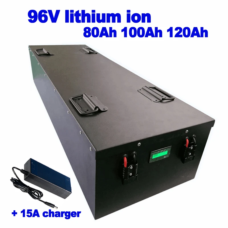 Li ion 96v 80ah 100ah 120ah bateria de íon de lítio inteligente bms ...