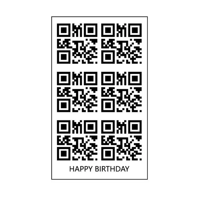 Scan Code Happy Birthday