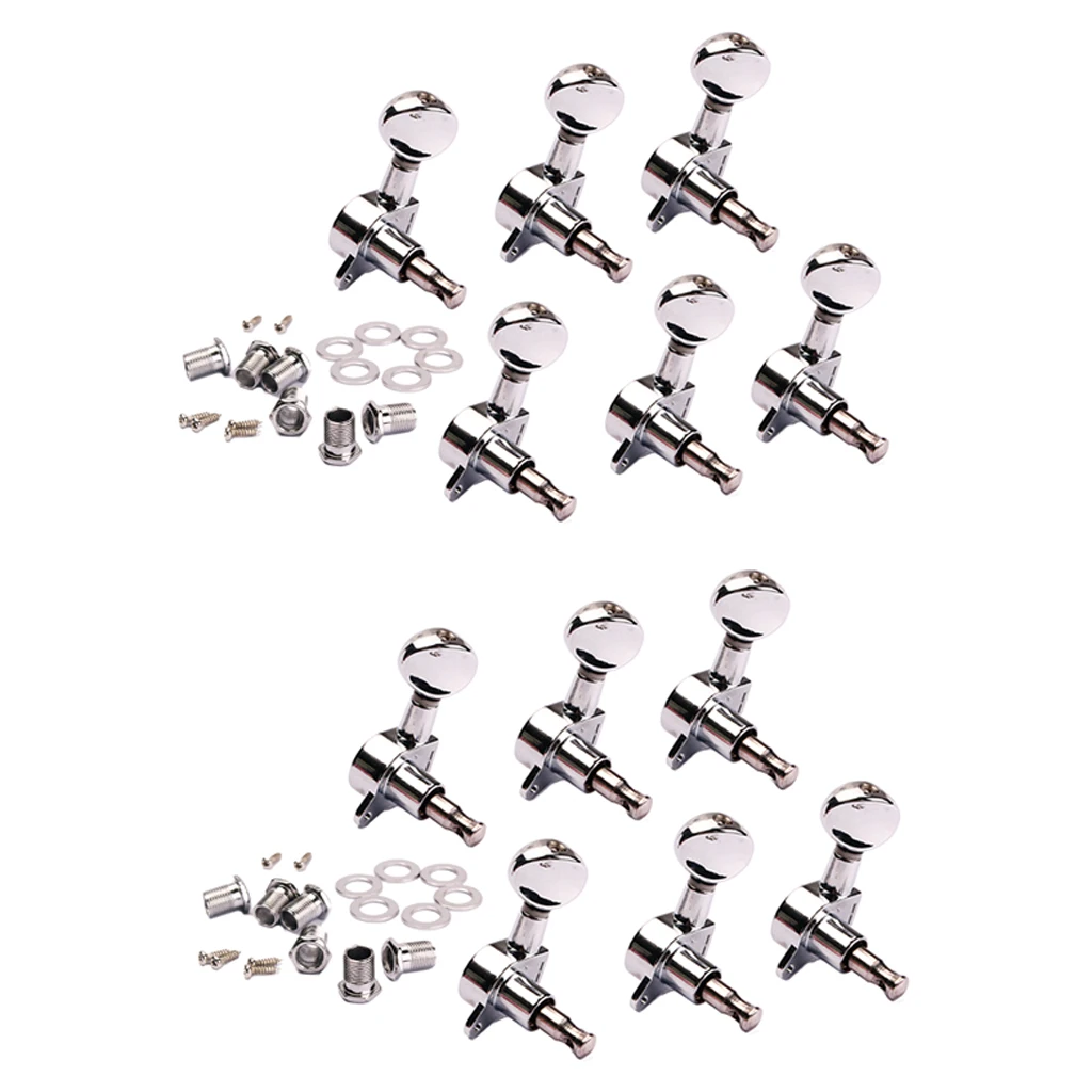 12 Pieces Guitar String Tuning Pegs Tuner Machine Heads Knobs Tuning ...