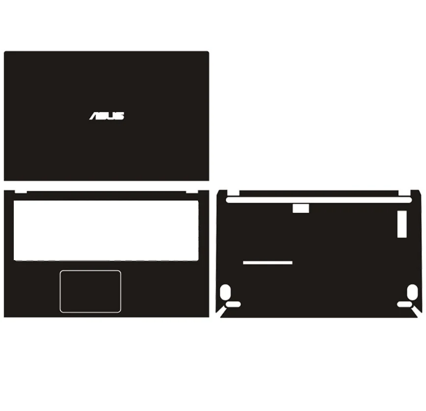 Laptop Carbon fiber Vinyl Skin Sticker Cover For Asus VivoBook S15 ...