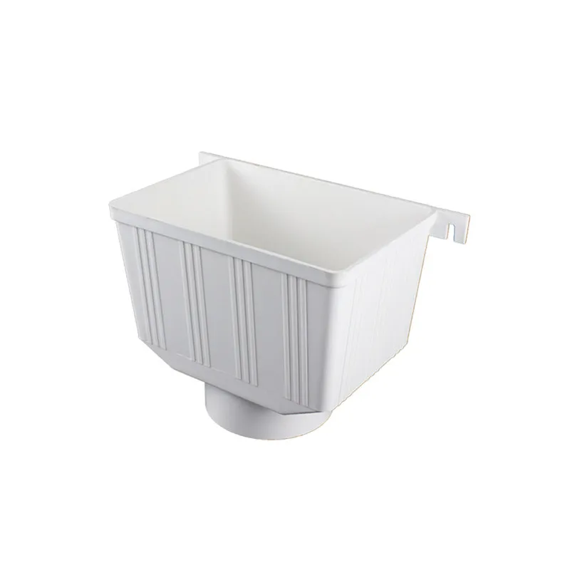 pvc rainwater hopper downspout drain adapter rain water collector rain ...