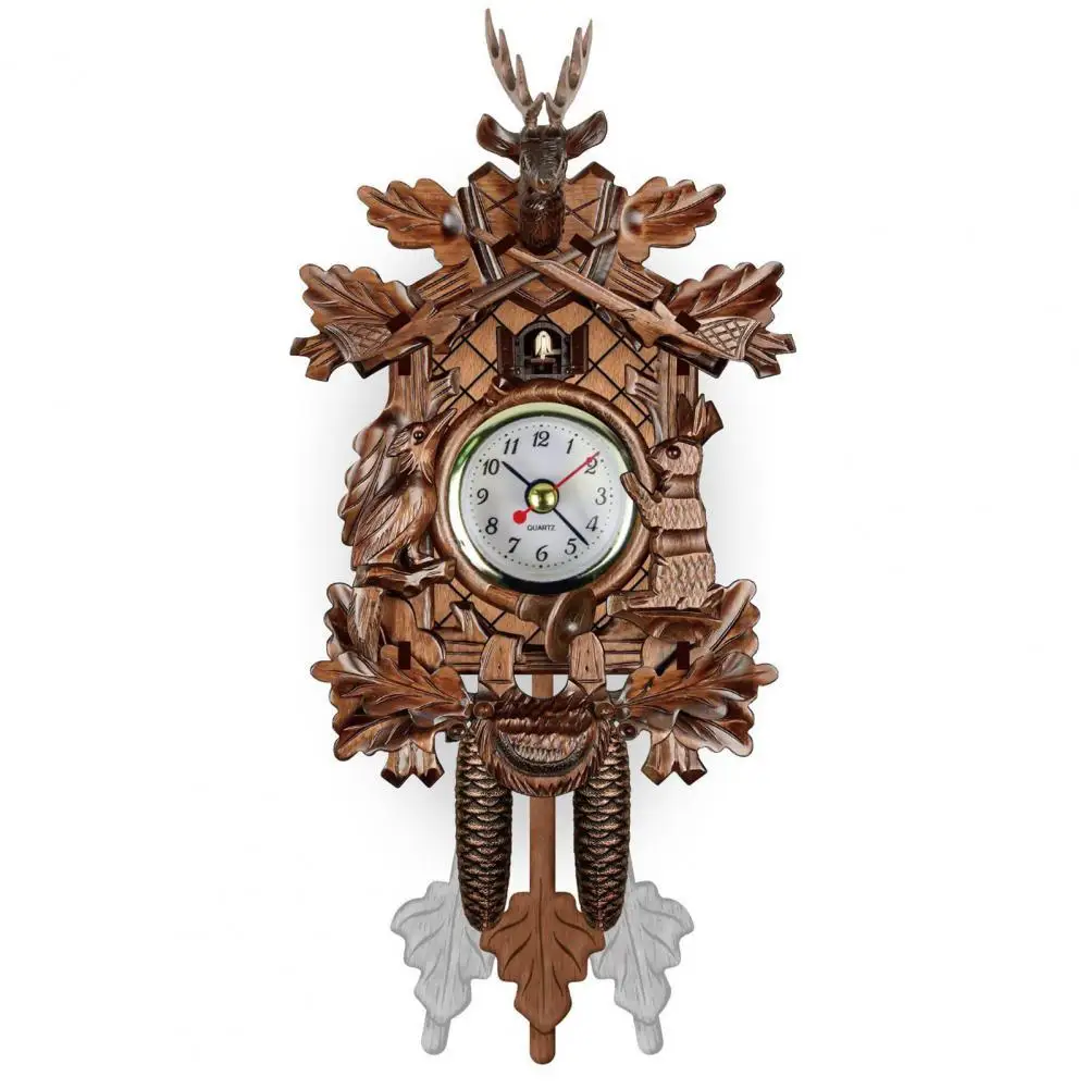 Cuckoo Clock Living Room Wall Clock Bird Cuckoo Alarm Clock wall Watch ...
