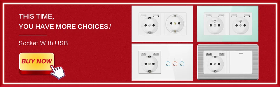Электрическая розетка SRAN, 16 A, USB, 86*86 мм, 220 В, в ассортименте ...