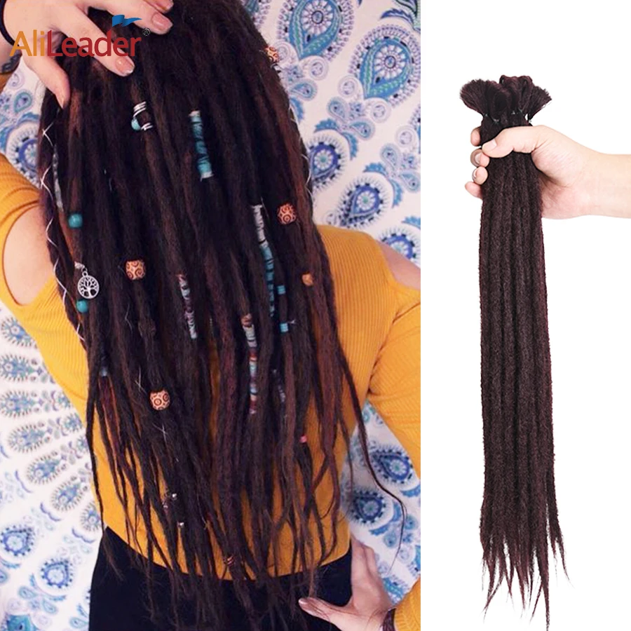 AliLeader Synthetic 20 Inch Crochet Dreadlocks Pure Ombre Natural ...