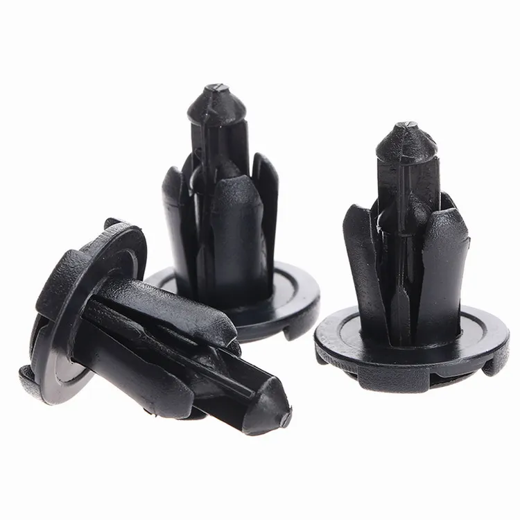 50Pcs Auto Bumper Fastener 9mm Hole Rivet Retainer Push Cover Fender ...