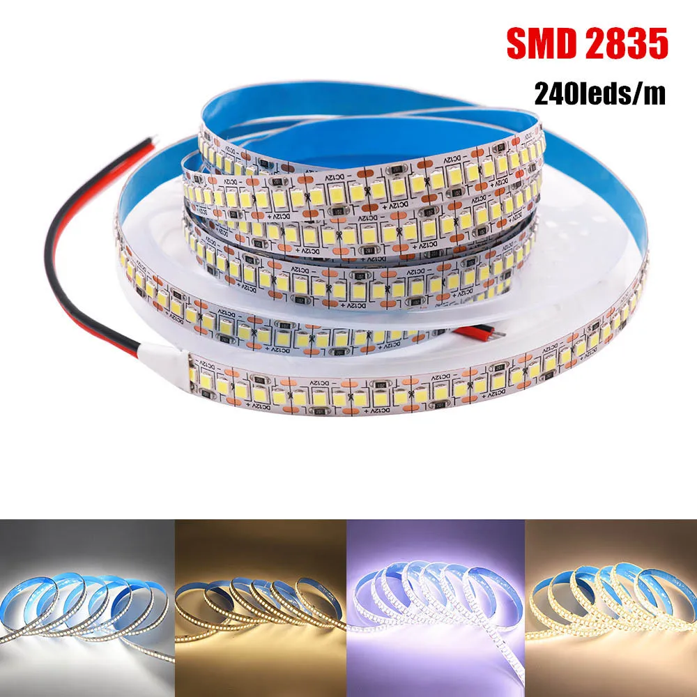 BANDE LED,Bleu-SMD 5050 60LEDs-IP 21 NON Waterproof-5m--Bande lumineuse LED RGB Flexible, DC12V ...