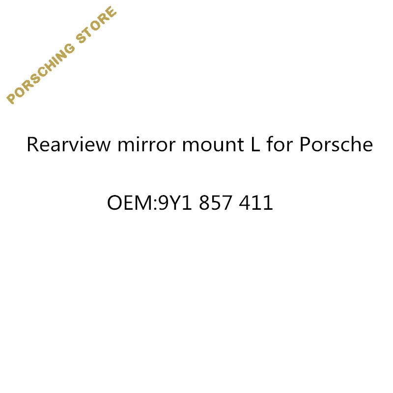 Rearview mirror mount L for Porsche OEM:9Y1857411|Mirror & Covers ...