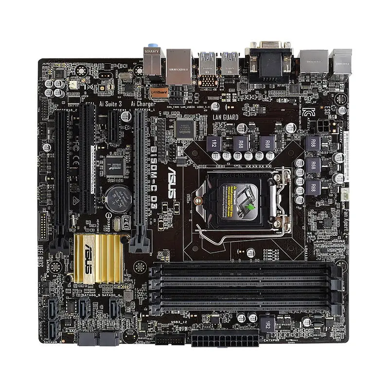 ASUS B150M C D3 Motherboard 1151 Motherboard DDR3 Intel B150 PCI E X16 ...