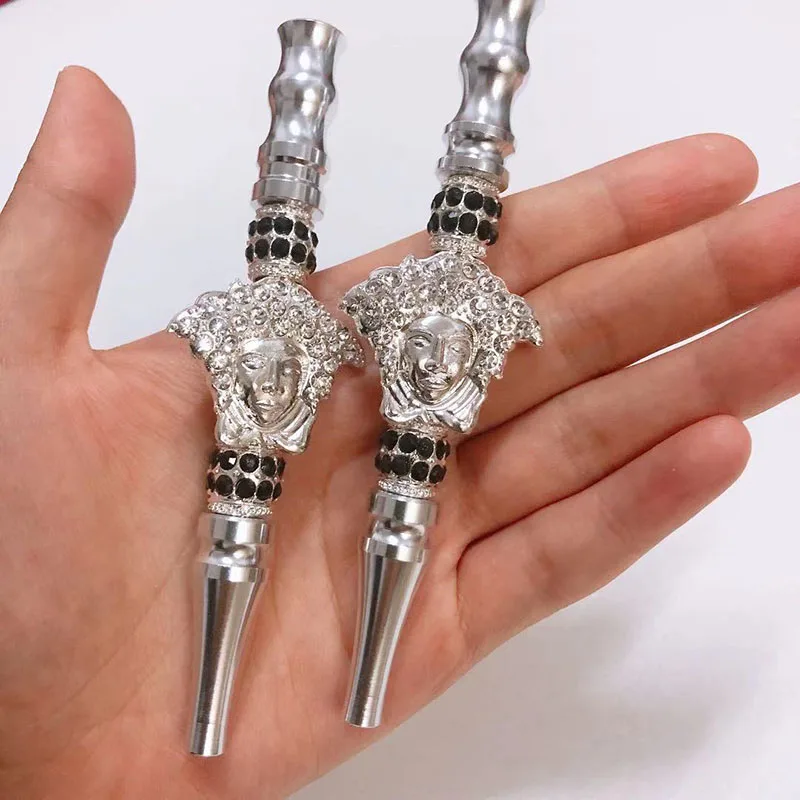 Chicha,Embout buccal de narguilé décomposable avec bijoux incrustés ...
