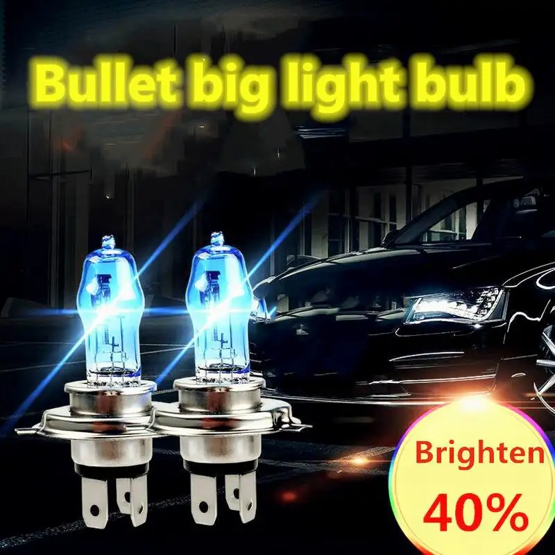 Lámparas halógenas duraderas para coche, luz blanca de xenón antiniebla ...