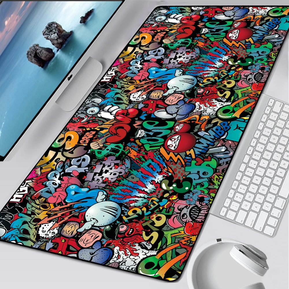 900x400mm-Graffiti-Mouse-Pad-Large-Gaming-Mat-Anime-Grande-Gamer-XXL ...