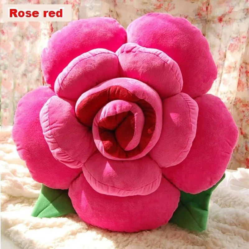 New Pattern 30 Cm Plush Rose/flower Series Plush Toys Cushion/pillow ...