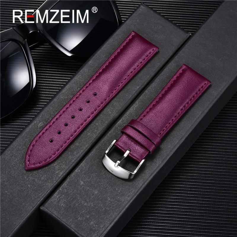 High-quality-Soft-Women-Watch-Strap-14mm-16mm-18mm-20mm-22mm-Genuine ...