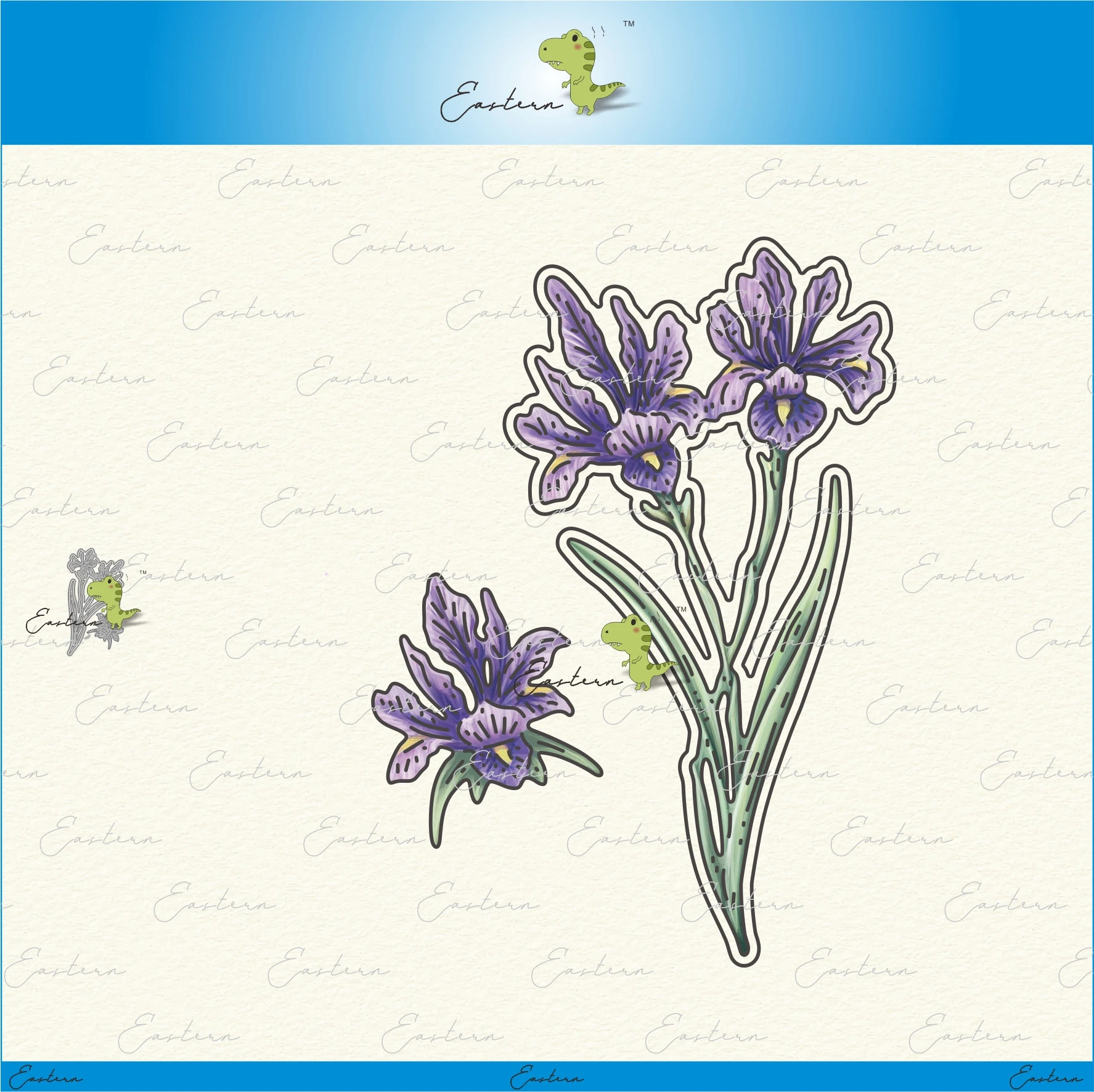 Iris metal cutting dies 2021 new diy molds Scrapbooking Paper Making ...