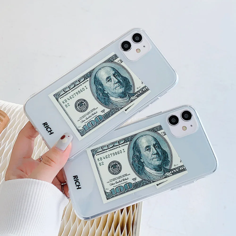 Funny Dollar Pattern Phone Case For Iphone 12 Mini 12 Pro Max 11 Pro ...